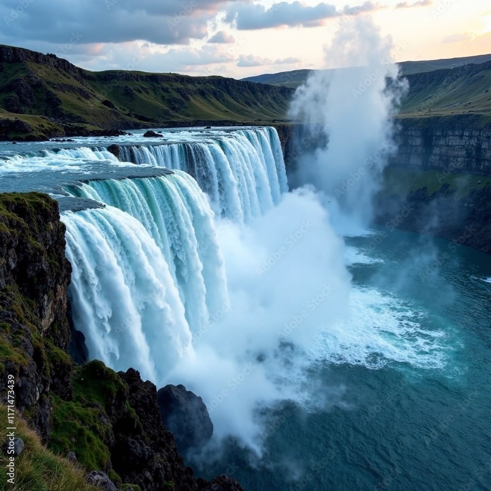 Stunning high resolution photos of powerful, unique waterfalls, energy ...