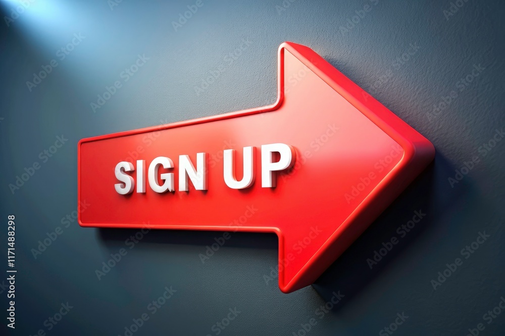 Click the striking red arrow: Instant online registration. Optimized ...