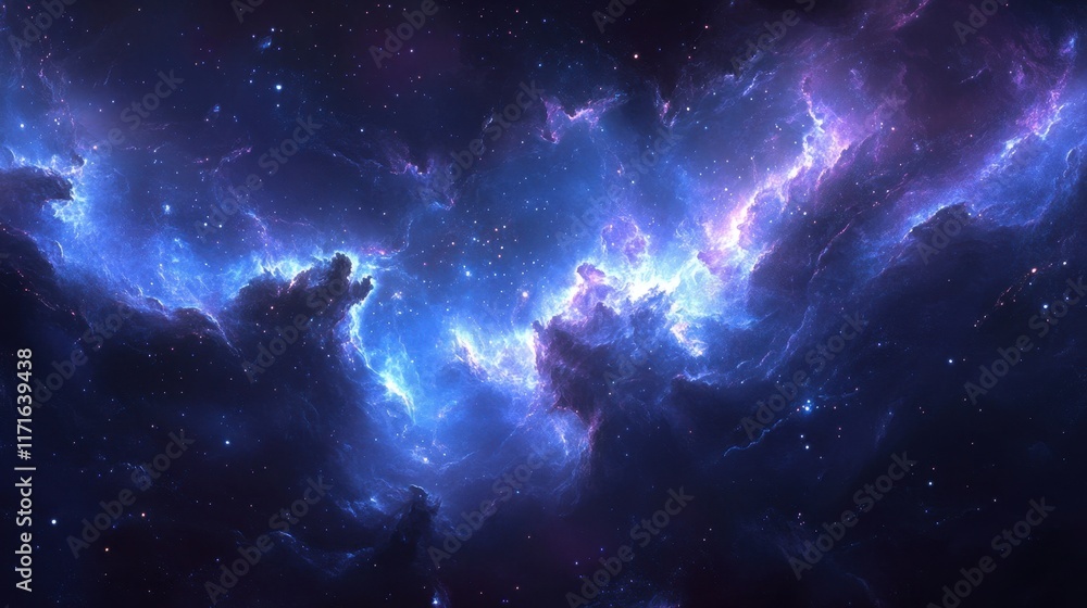 Explore the beauty of deep space showcasing vibrant nebulae and ...