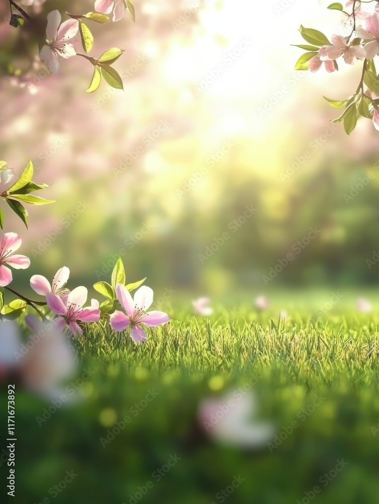 beautiful spring background concept. seamless looping overlay 4k ...