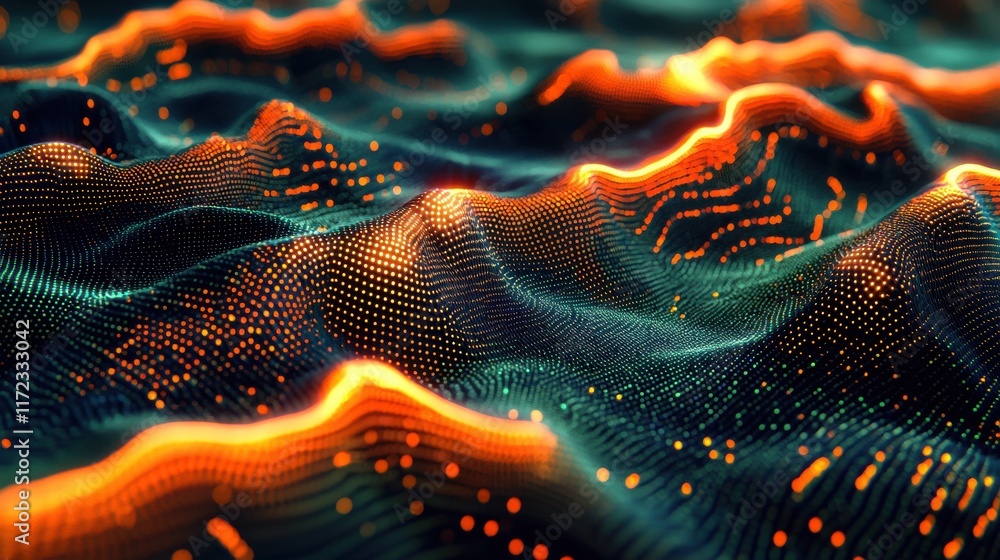 Visualizing ai algorithms as glowing neural networks a comprehensive exploration of technology's ...