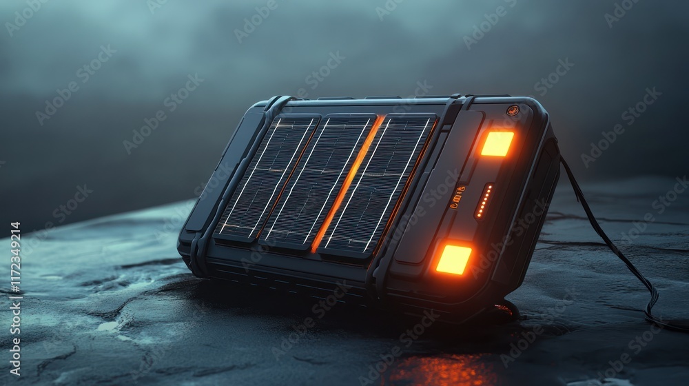 portable solar chargers for EVs at an emergency response center ...
