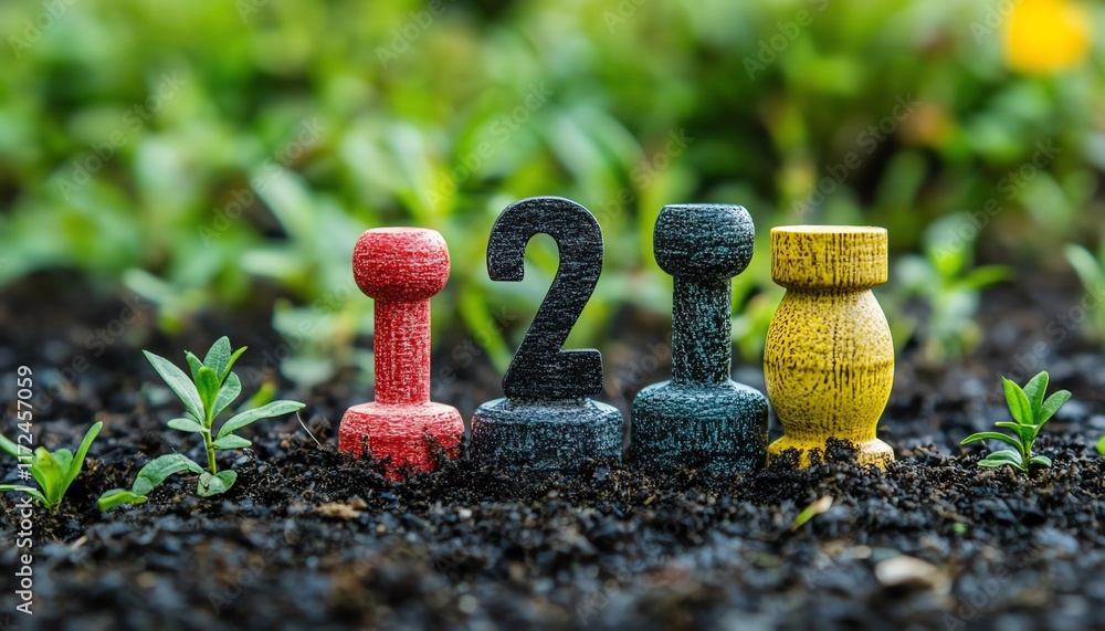 Strategic planning for 2025, showcasing a business roadmap with key ...