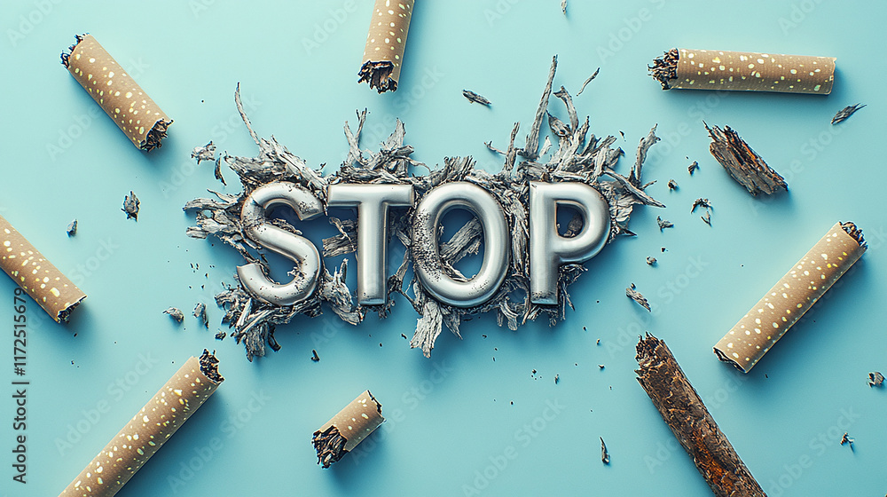 Symbolic Representation of Smoking Hazards Using Crushed Cigarette ...