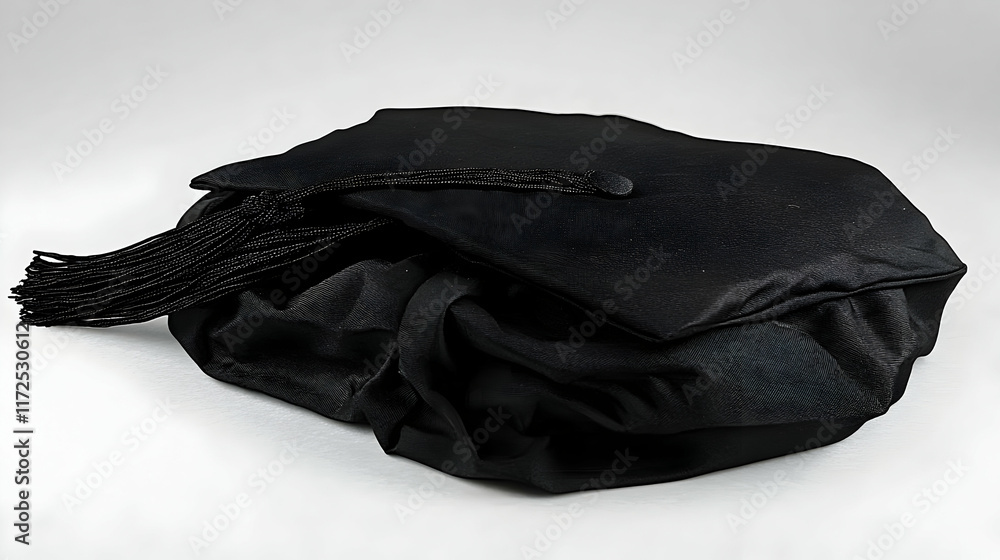 Class of 2025 photo of a black college graduation cap isolated on a ...