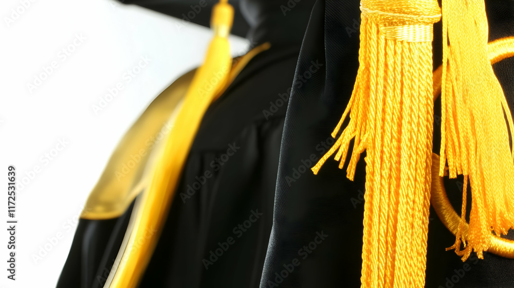 Class of 2025 photo of a black college graduation cap isolated on a ...