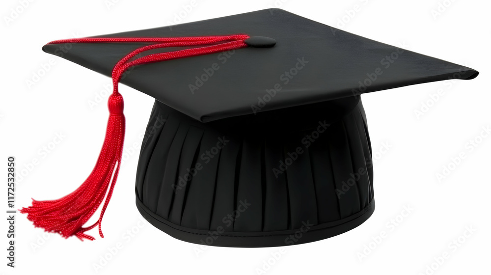 Class of 2025 photo of a black college graduation cap isolated on a ...
