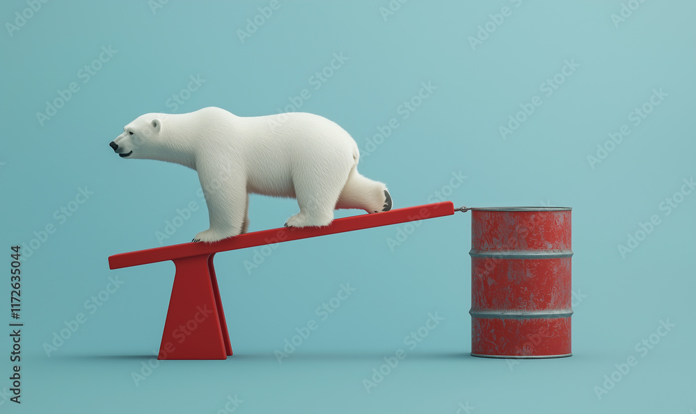 Impact of global warming on polar bears arctic environment infographic ...