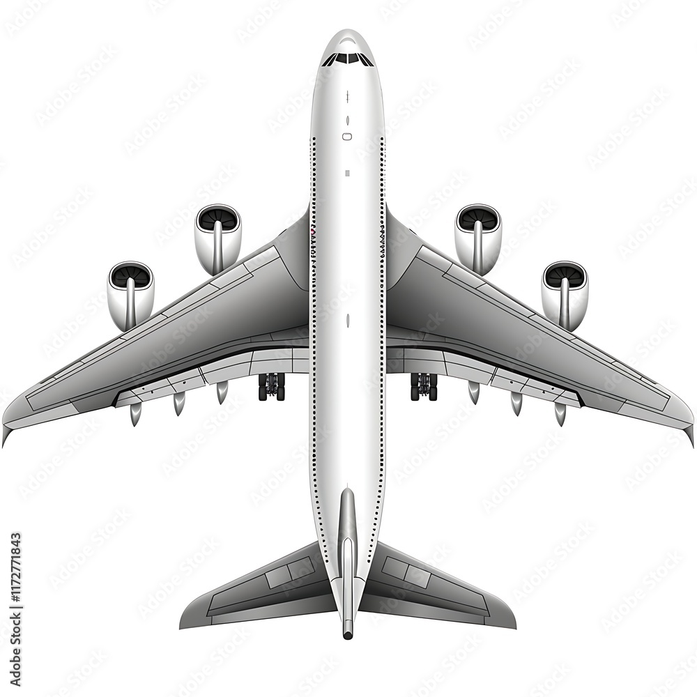 cargo plane icon white background vector image Stock Illustration ...