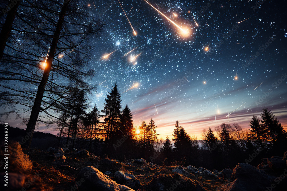During this cosmic event, meteor shower showcases breathtaking beauty ...