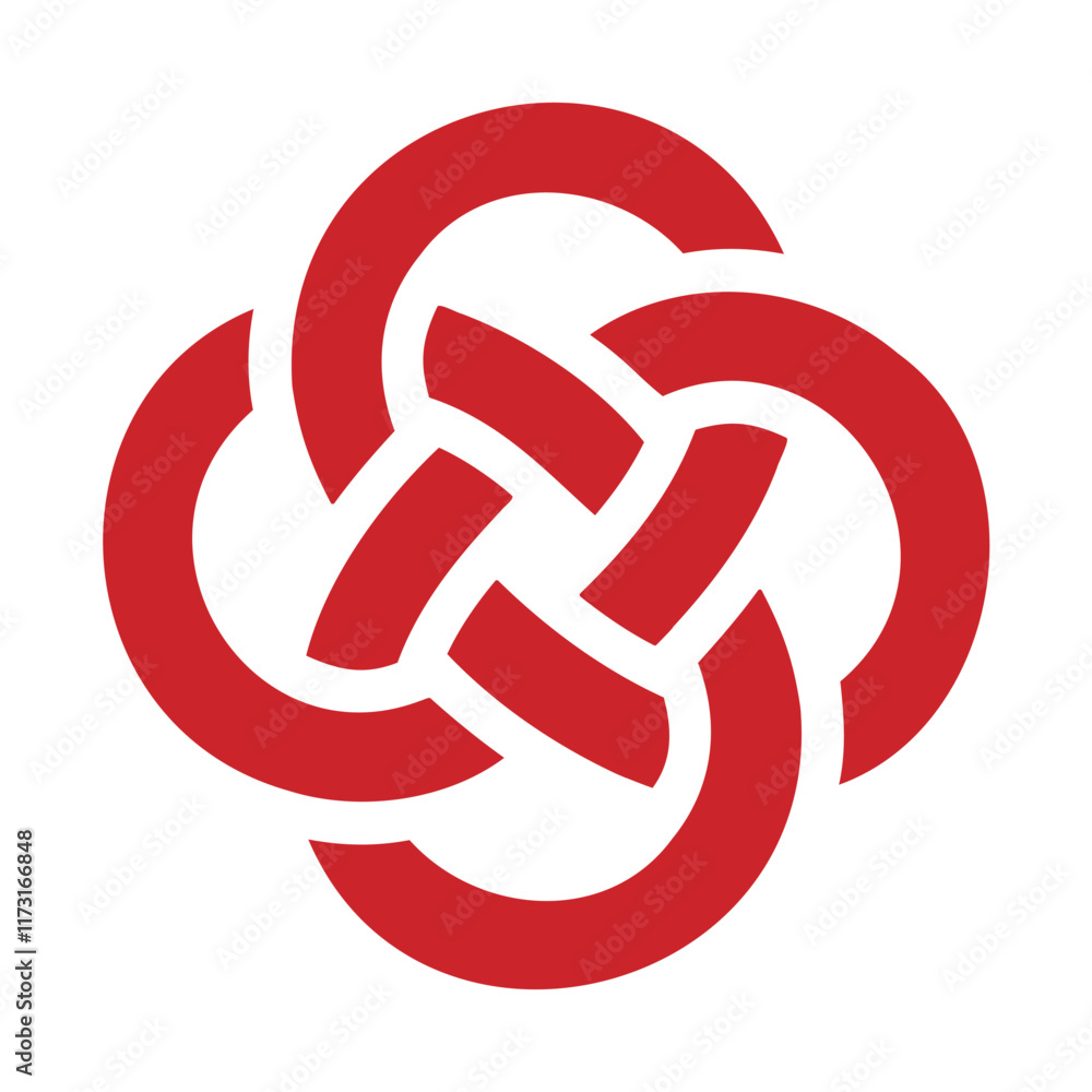 Mizuhiki Knot "Canola flower". Japanese Traditional Knot Design ...