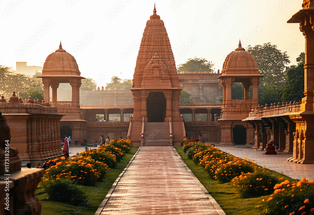 Shri Ram Mandir Temple in Ayodhya birth place Lord Rama 22nd January f ...