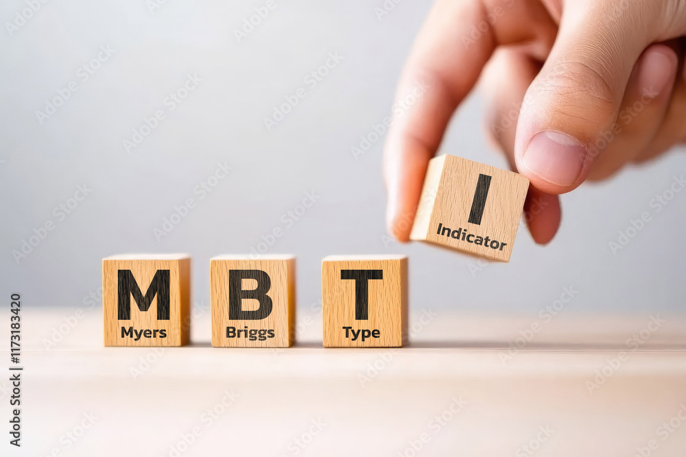Exploring the MBTI Personality Types: A Hand Holding the "I" Block ...