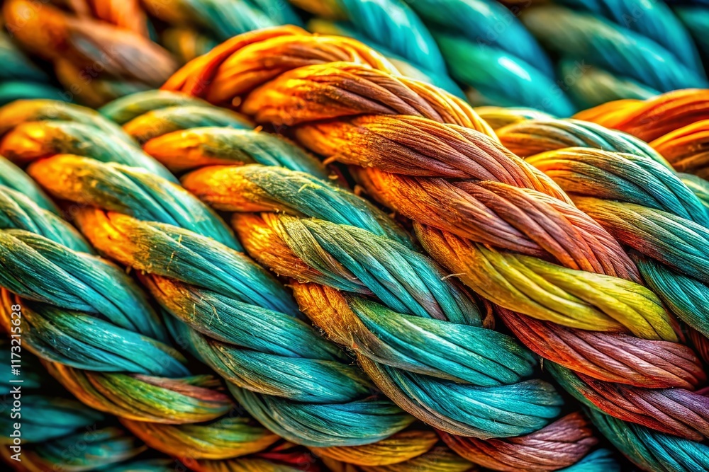 Elegant Braided Rope Frame Border: Nautical Macro Photography for ...