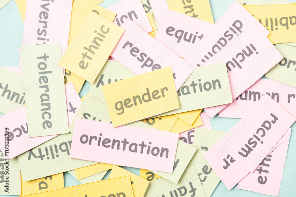 Diversity, equality, inclusion, gender and ethnic race, human rights ...