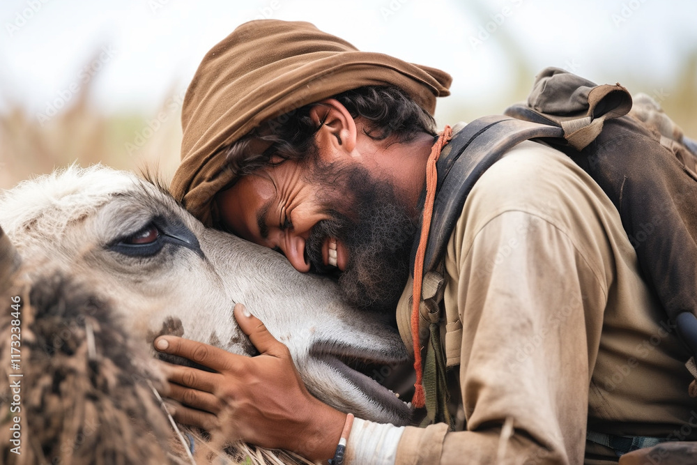unbreakable bond between a resilient camel and its intrepid human ...