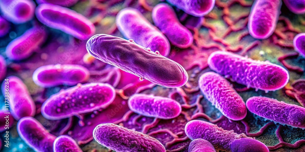 Microscopic View of Gram-Positive and Gram-Negative Bacteria After Gram ...