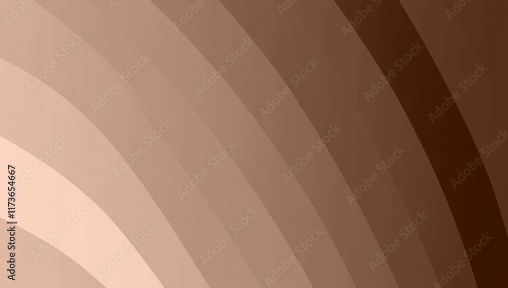 Beige and brown gradient background with curved lines, a vector ...