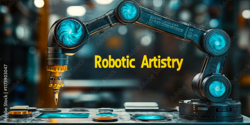 Robotic Arm Creating Generative Art: Fusion of Automation and ...
