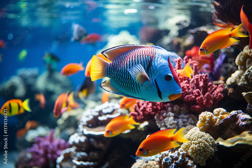 coral reef is a complex and vibrant environment that displays a wide ...