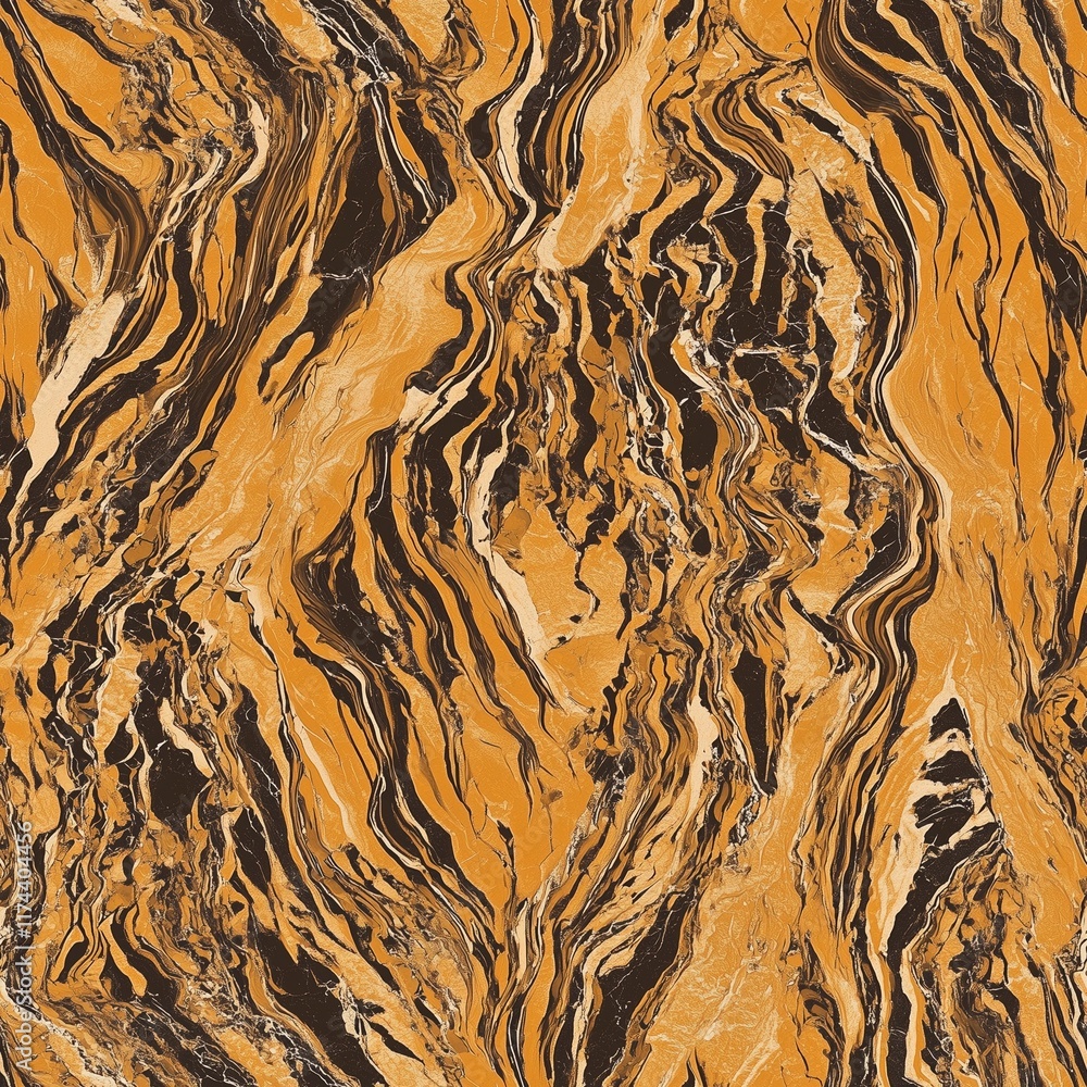 Persian tiger marble, seamless, glossy look, straight visible veins ...