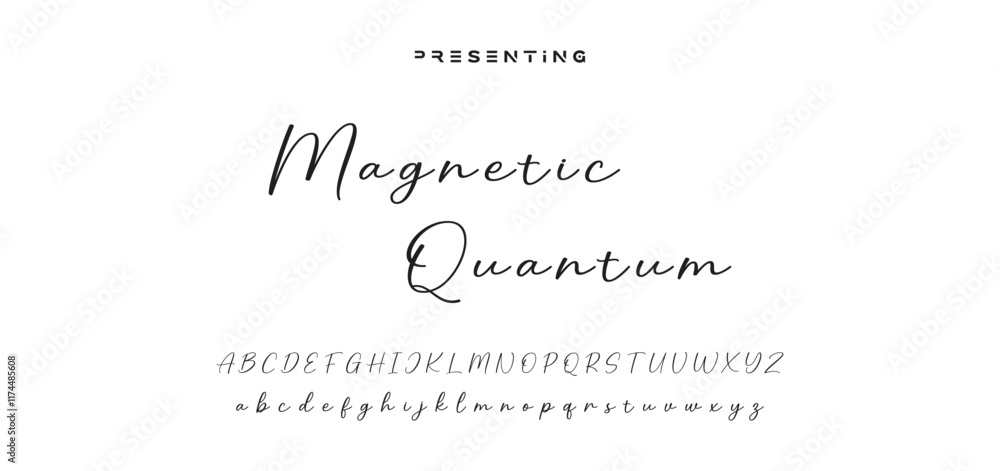 Hand drawn vector alphabet. Modern monoline signature script font. Elegant Signature Font. Best ...