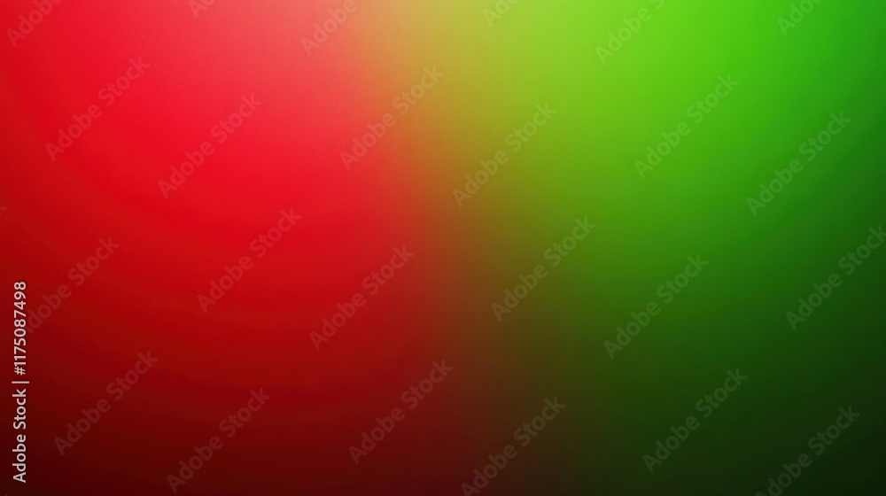 Abstract bright red and green gradient background with smooth ...