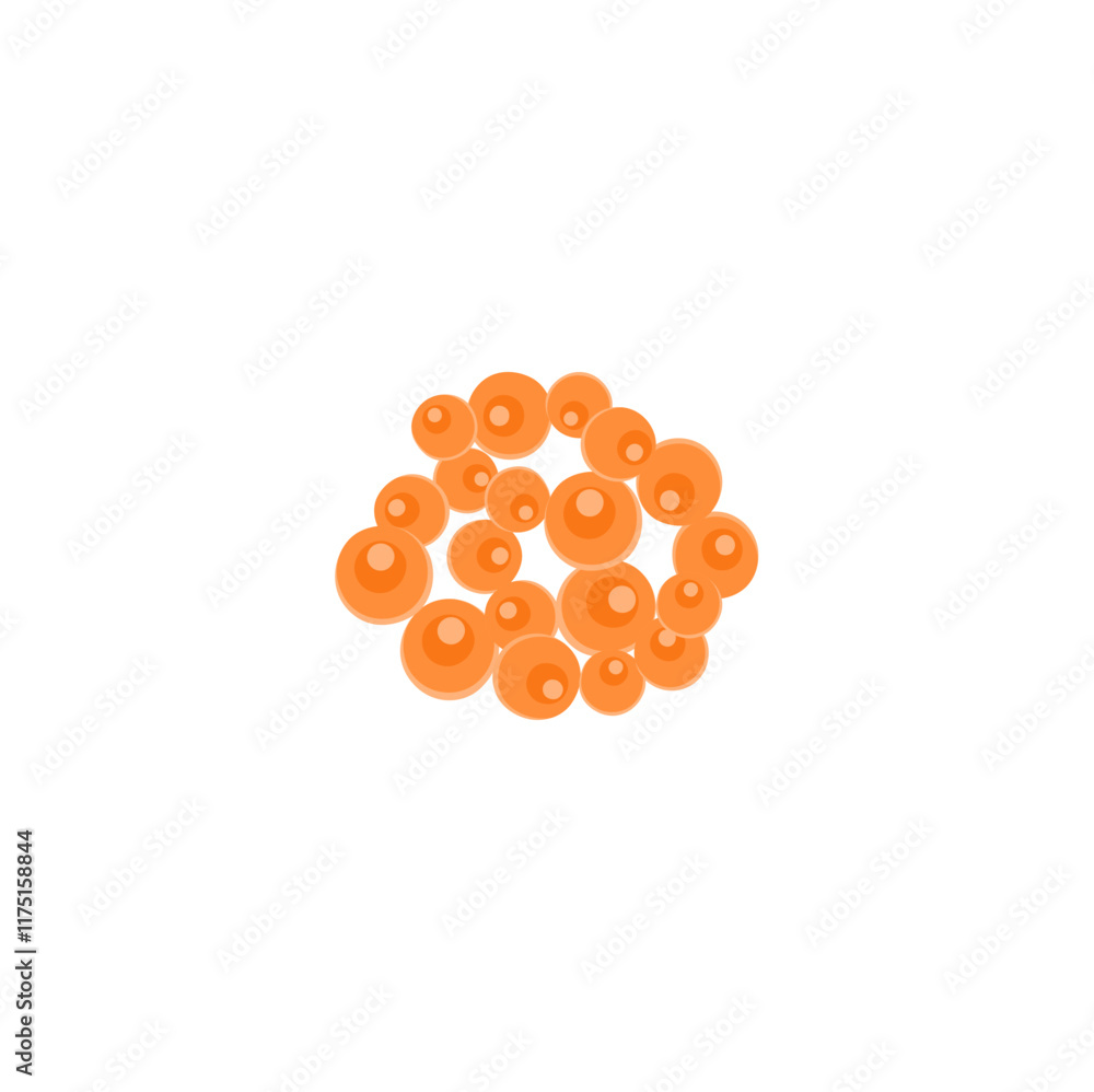 Bacteria Staphylococcus Aureus illustration Stock Vector | Adobe Stock