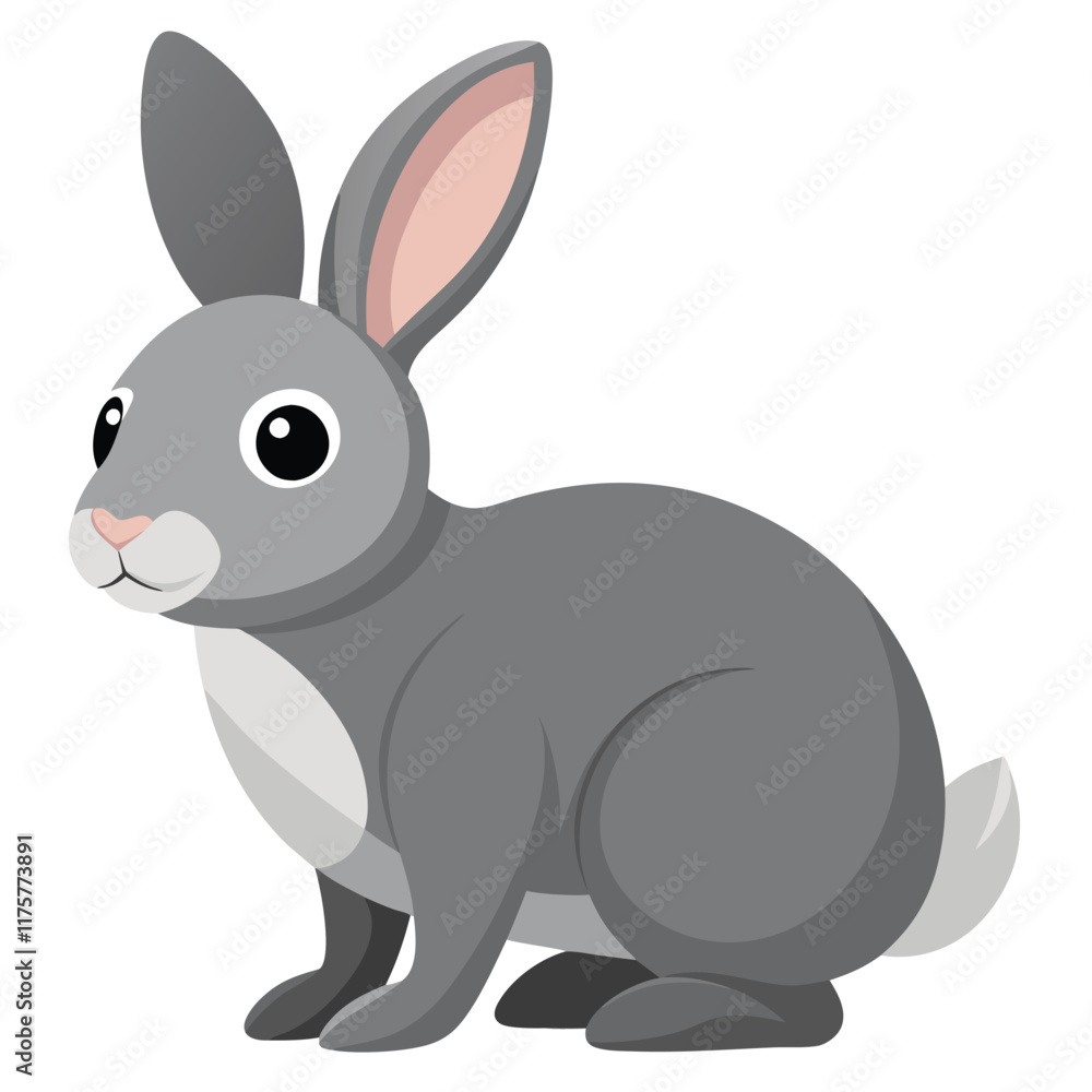 Rabbit Vector Illustration Cartoon, Clipart, and Line Art Designs for ...