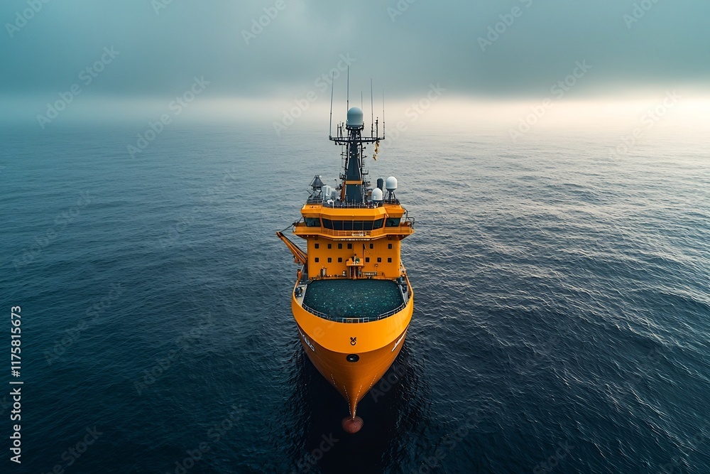 Offshore hydrographic survey mapping seabed for future renewable energy ...