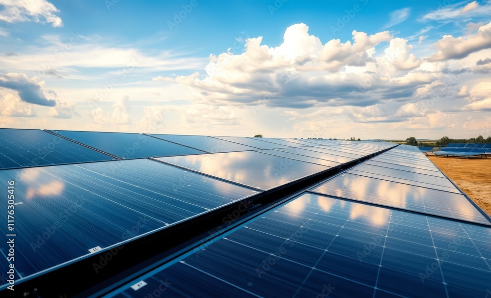 Solar panels shiny black surface innovative solar panel innovation ...