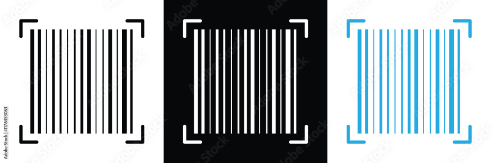 Barcode Icon Flat Style Bar Code Vector On White Background Vector Illustration Bar Code Scan
