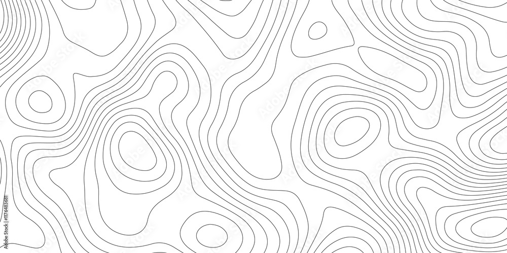 Topographic map background geographic line map with elevation ...