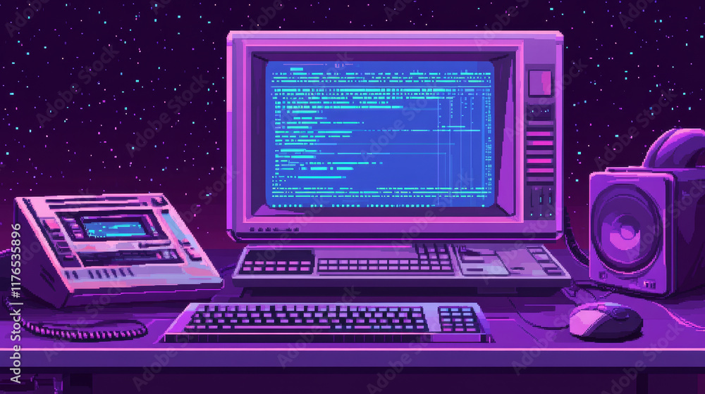 Y2K computer window page and retro interface of PC screen, vector ...