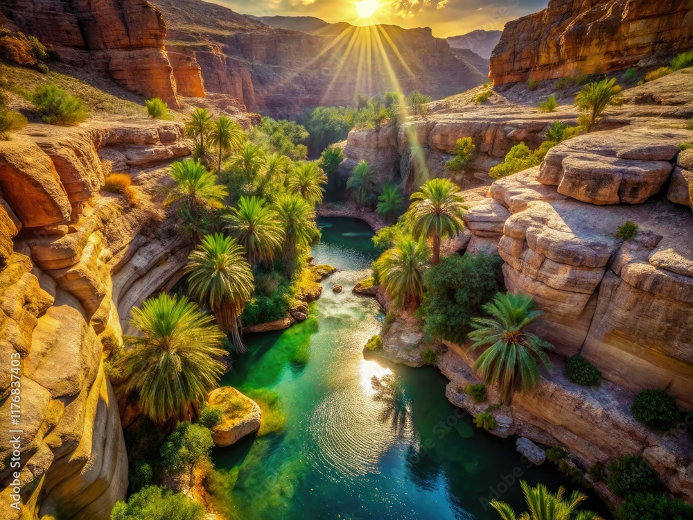 Hidden oasis discovered! Drone photography unveils Ojos Que No Ven's ...