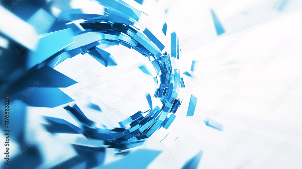 A blue and white background featuring AC circulation arrows hitting the ...