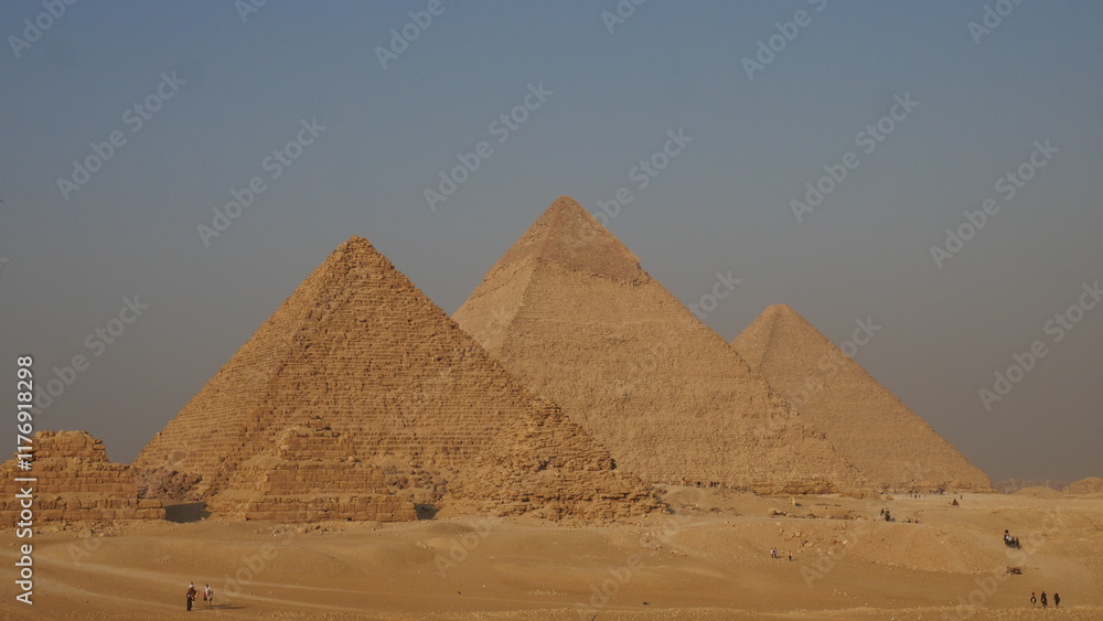 Foto de Stock pyramide, Égypte, Gizeh, Sphinx, pharaon, antiquité ...