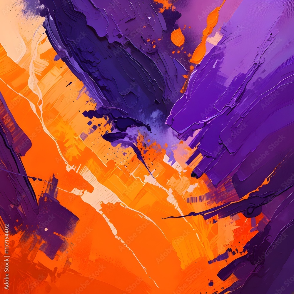 Dynamic abstract art creation studio environment digital artwork vivid ...