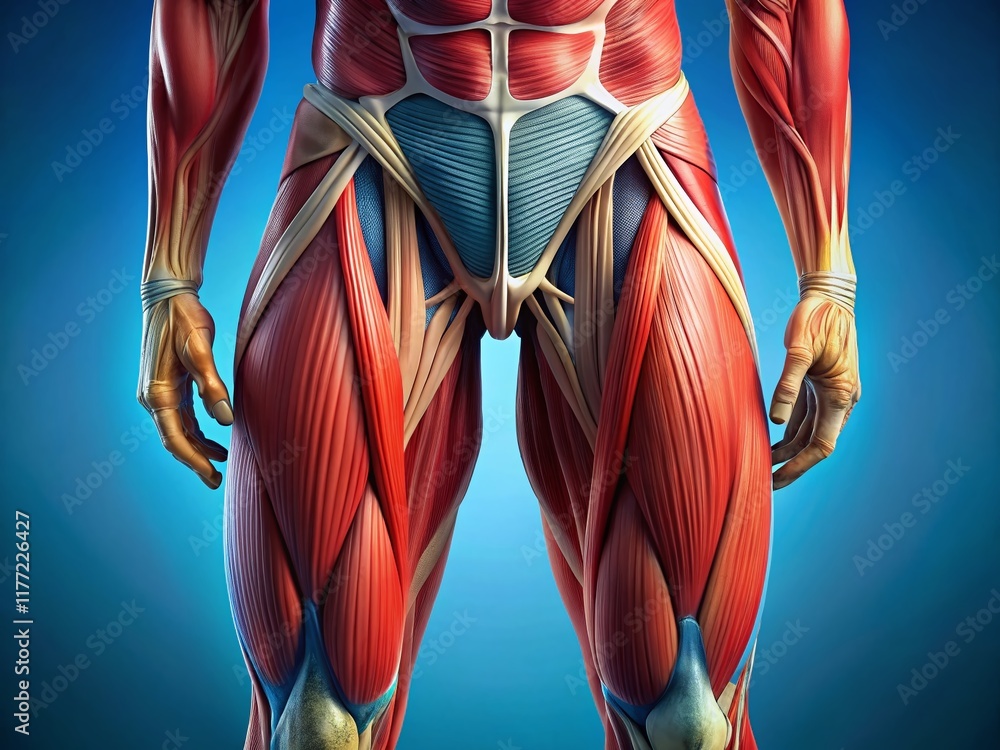 Anatomy Inner Thigh Muscles: Detailed Photographic Representation of ...