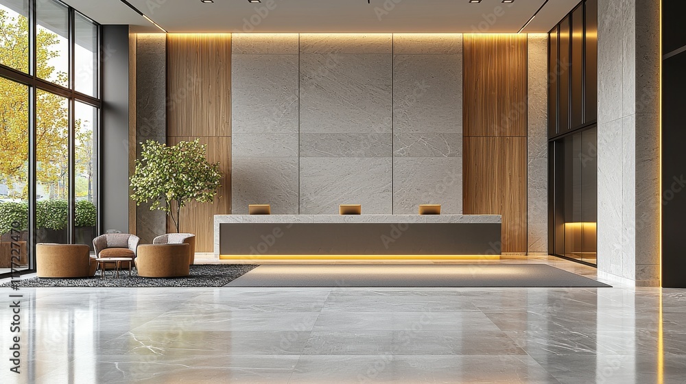 Welcoming new teams modern workspace design office environment interior ...