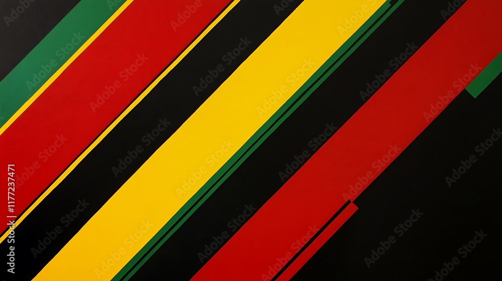 artistic black history month color palette background Stock ...