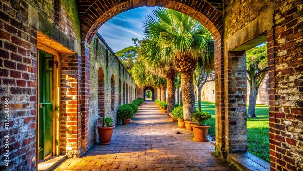 Atalaya Castle Corridor: Historic South Carolina Entrance ...