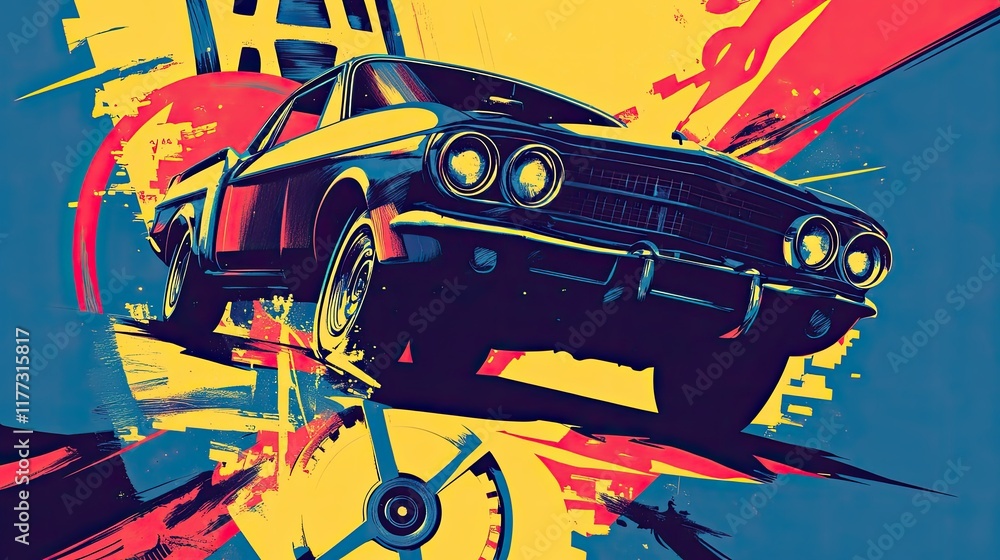 Retro movie poster design showcasing bold titles, iconic imagery, and ...