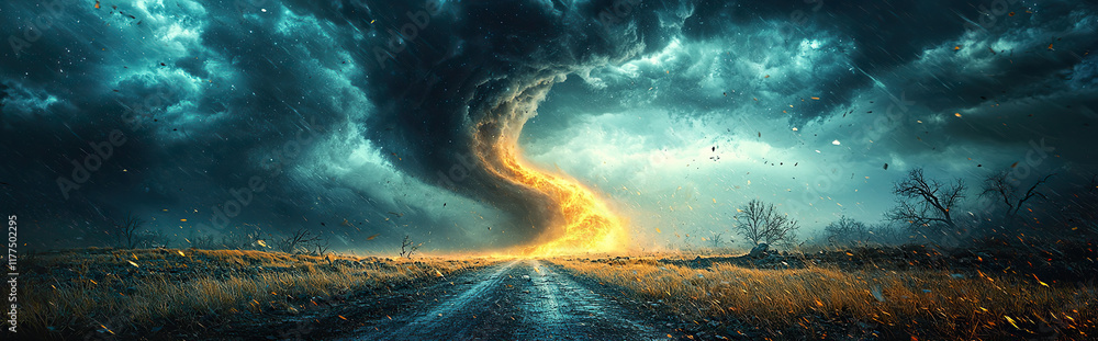 tornado, twister, cyclone, whirlwind, storm, tempest, windstorm, funnel ...