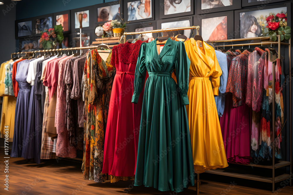 Timeless Elegance: A Vivid Panorama of Classic Vintage Clothing ...