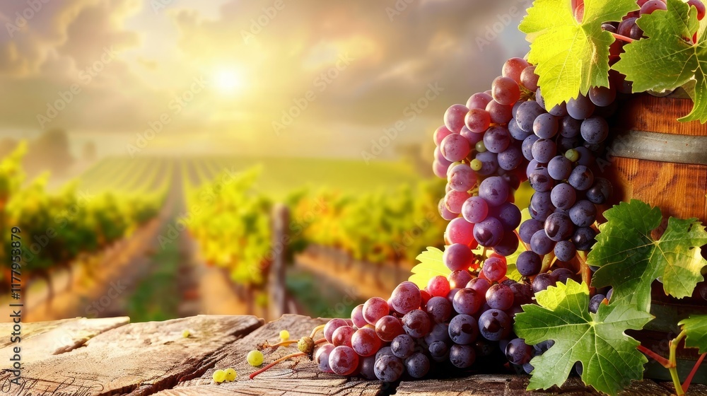 Explore a scenic vineyard tour through rows of grape vines and ...