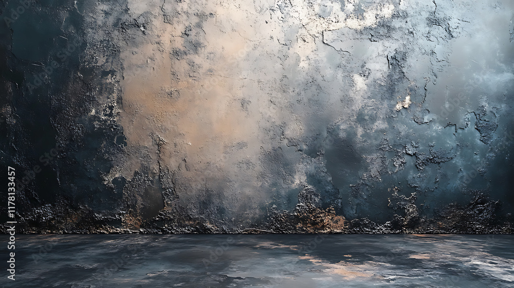grunge texture with taupe color background, abstract painting, dark ...