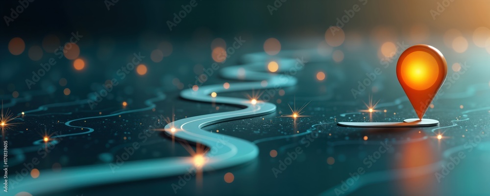 Modern tech roadmap graphic shows future infrastructure upgrades ...