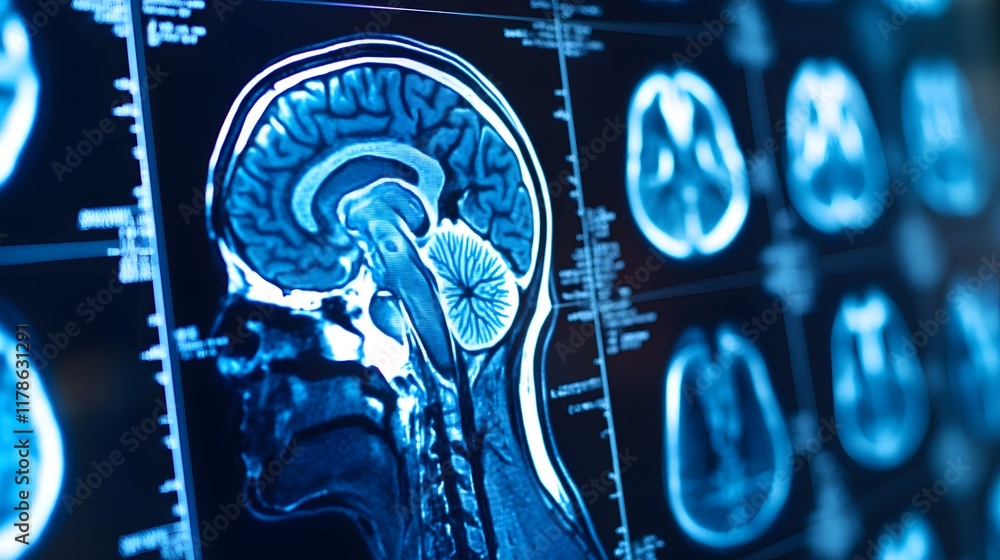 Advanced Brain Scan Reveals Intricate Neural Pathways of the Cerebral Cortex,Showcasing the ...