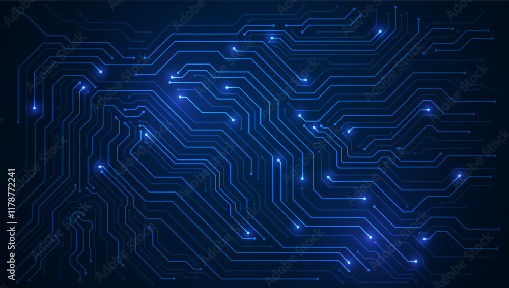 Circuit board. Technology background. Central Computer Processors CPU concept. Motherboard ...